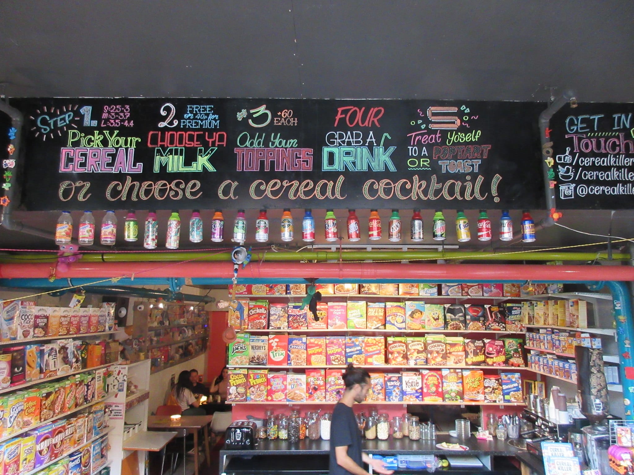 Cereal Killer Cafe: an unusual place in London